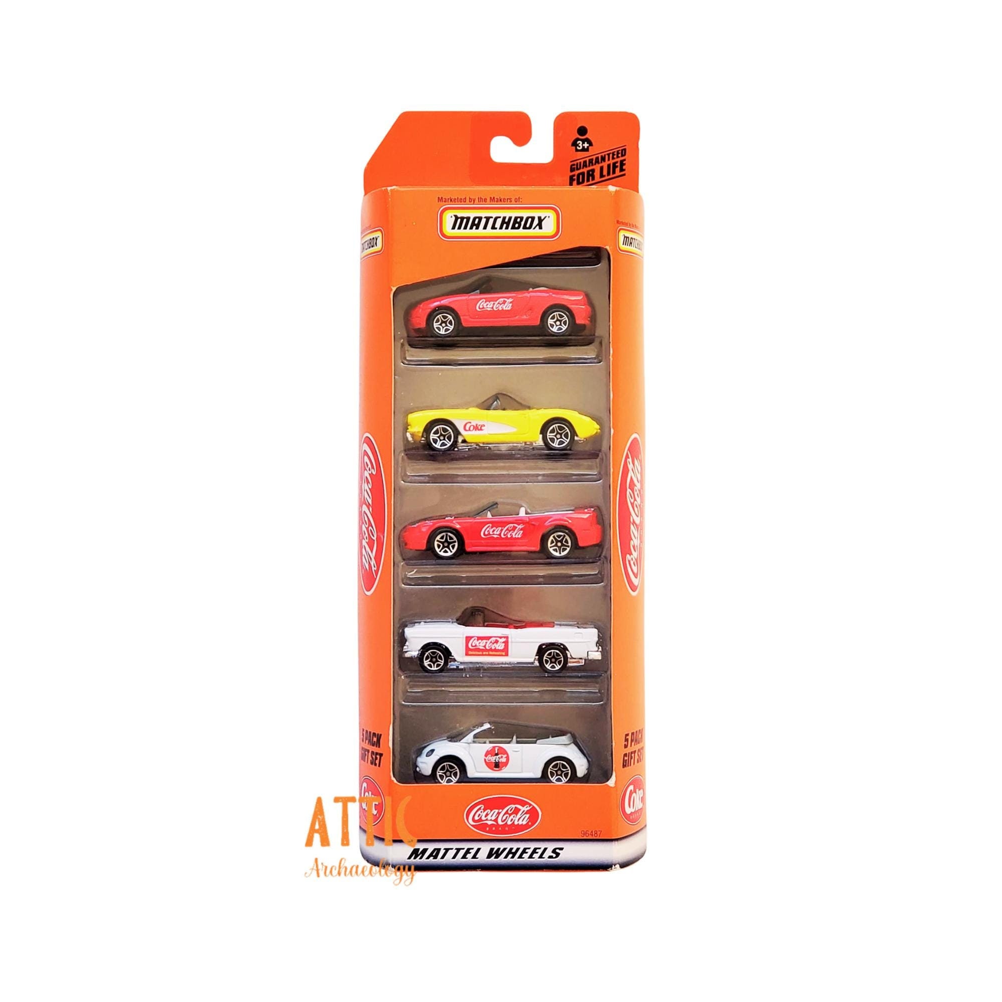 Vintage 1990s Matchbox Diecast Coca-cola 5 Car Pack, Sealed Like New ...