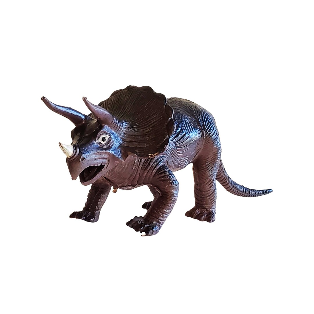 Vintage 1985 Imperial Triceratops Figure, Excellent Condition, Vintage ...