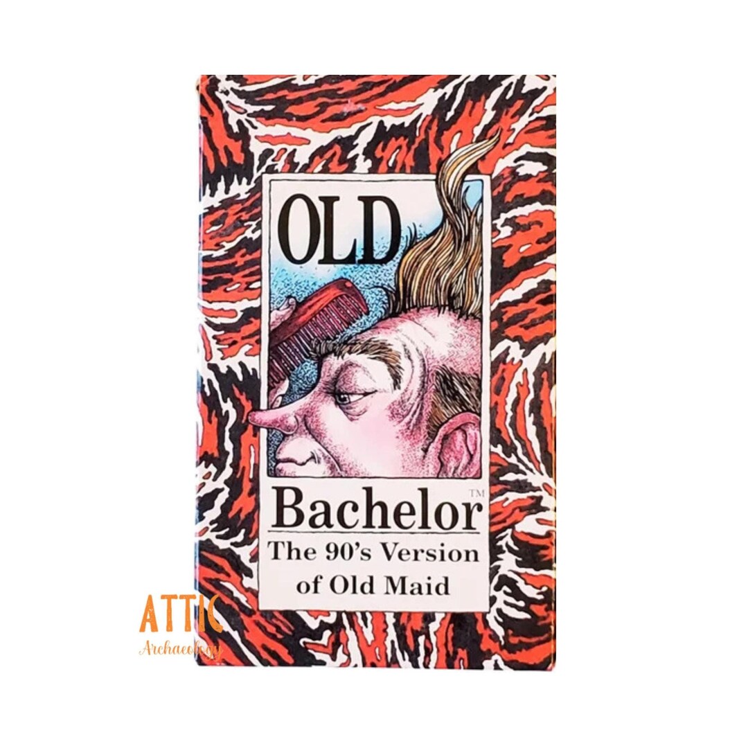 Vintage 1990s Old Bachelor Card Game, Like New, Instructions, by ...