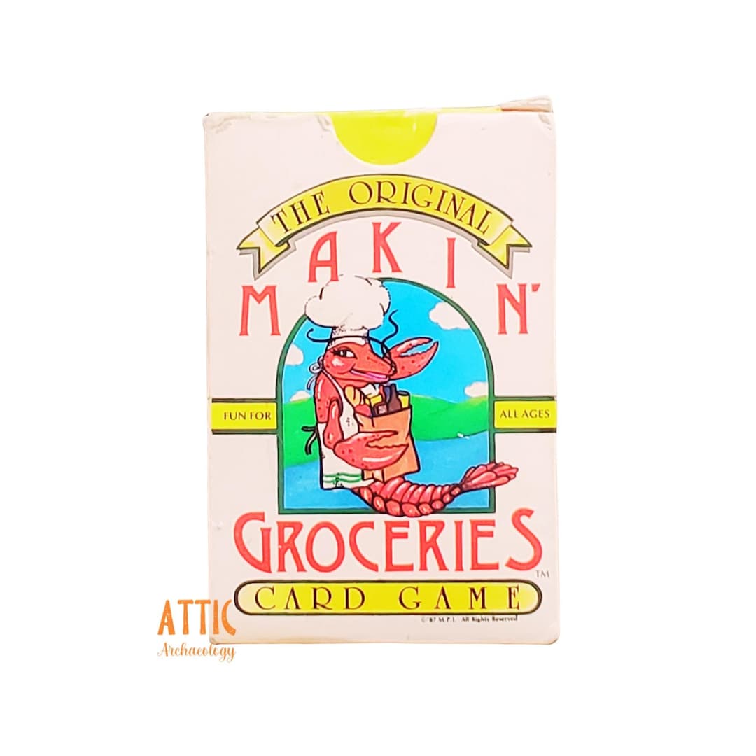 Vintage the Original Makin' Groceries Card Game, Sealed, Like New ...