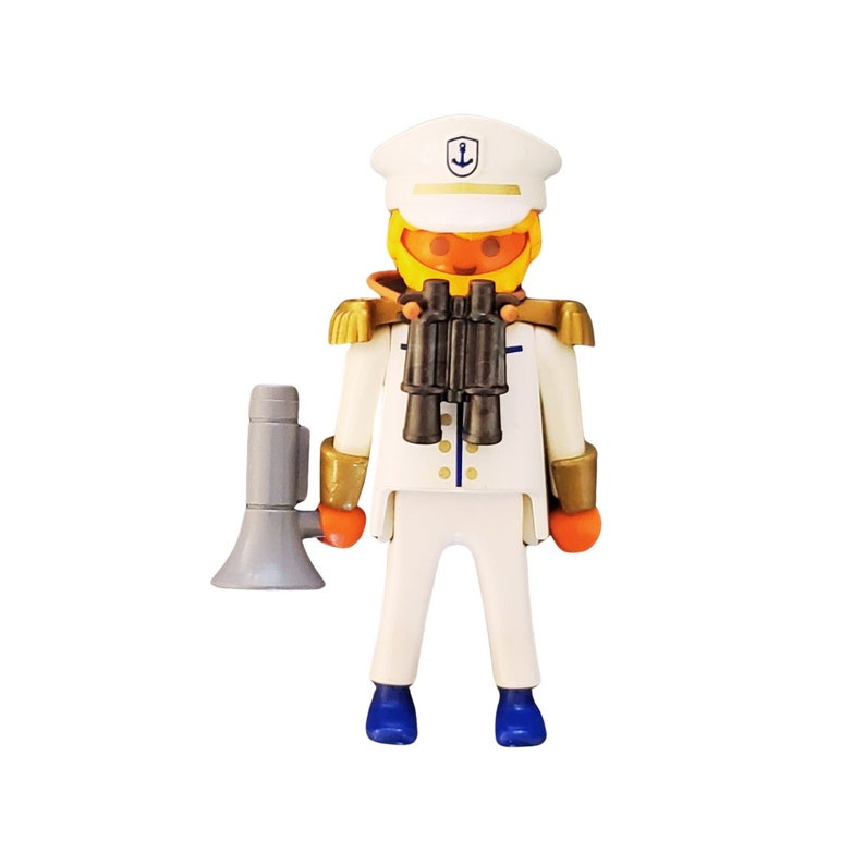 Vintage Playmobil Sea Captain Figure, Complete With Accessories ...