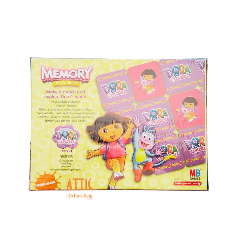 2000s Dora the Explorer Memory Matching Game, Sealed, Like New, Rare ...