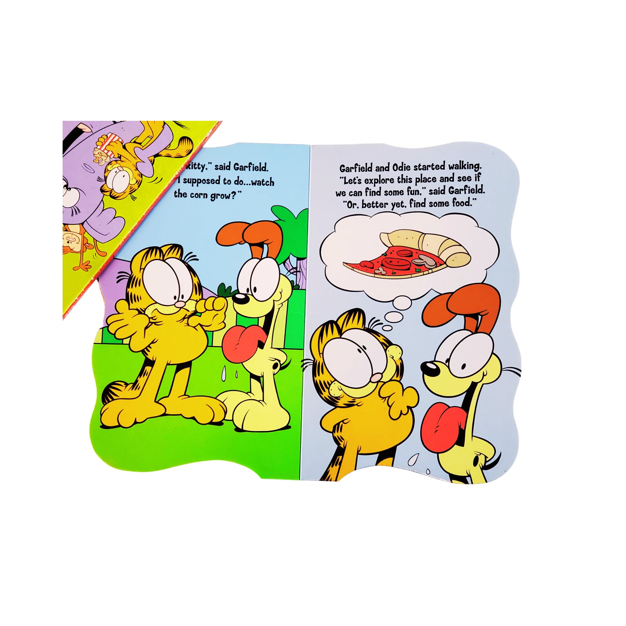 Pair of Vintage Garfield Board Books, 2000s, by Paws Inc garfield Gift ...