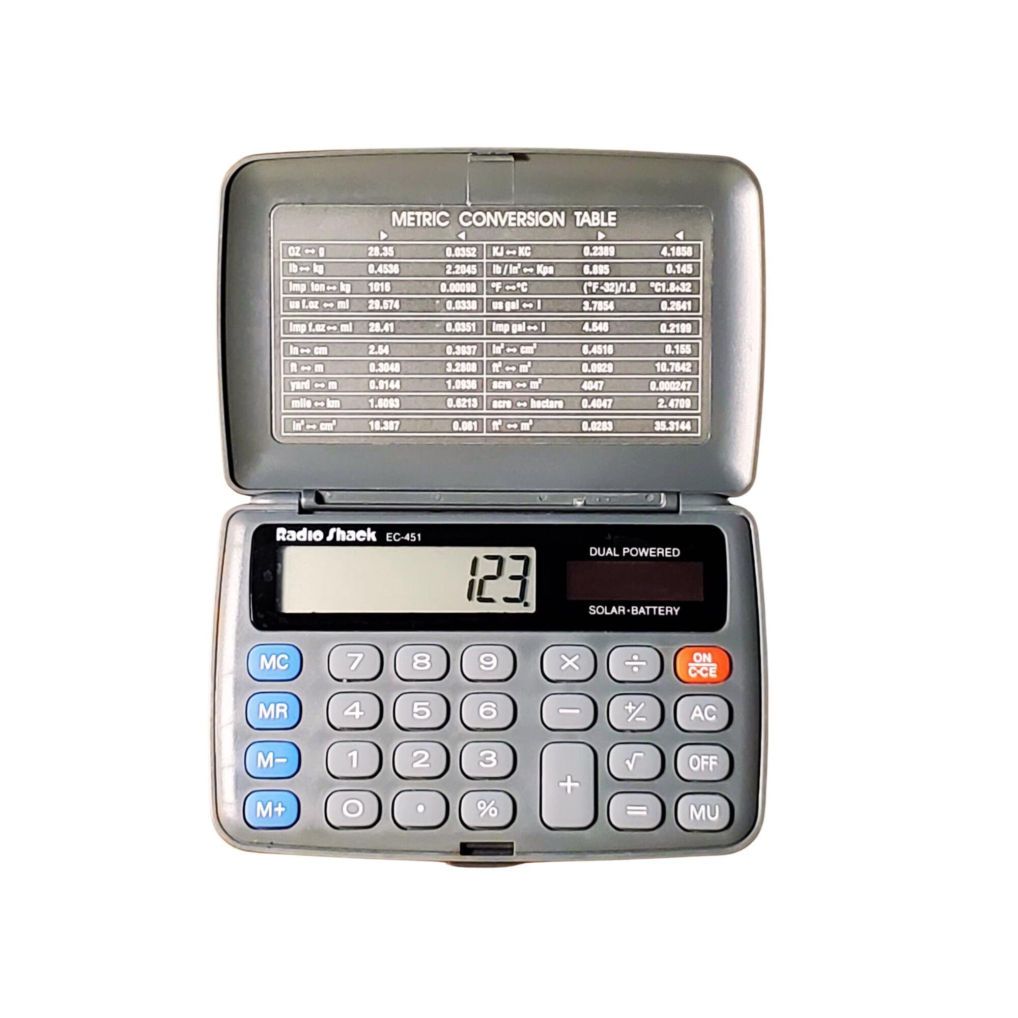 Vintage Radio Shack Solar Pocket Calculator, Excellent Condition - Etsy