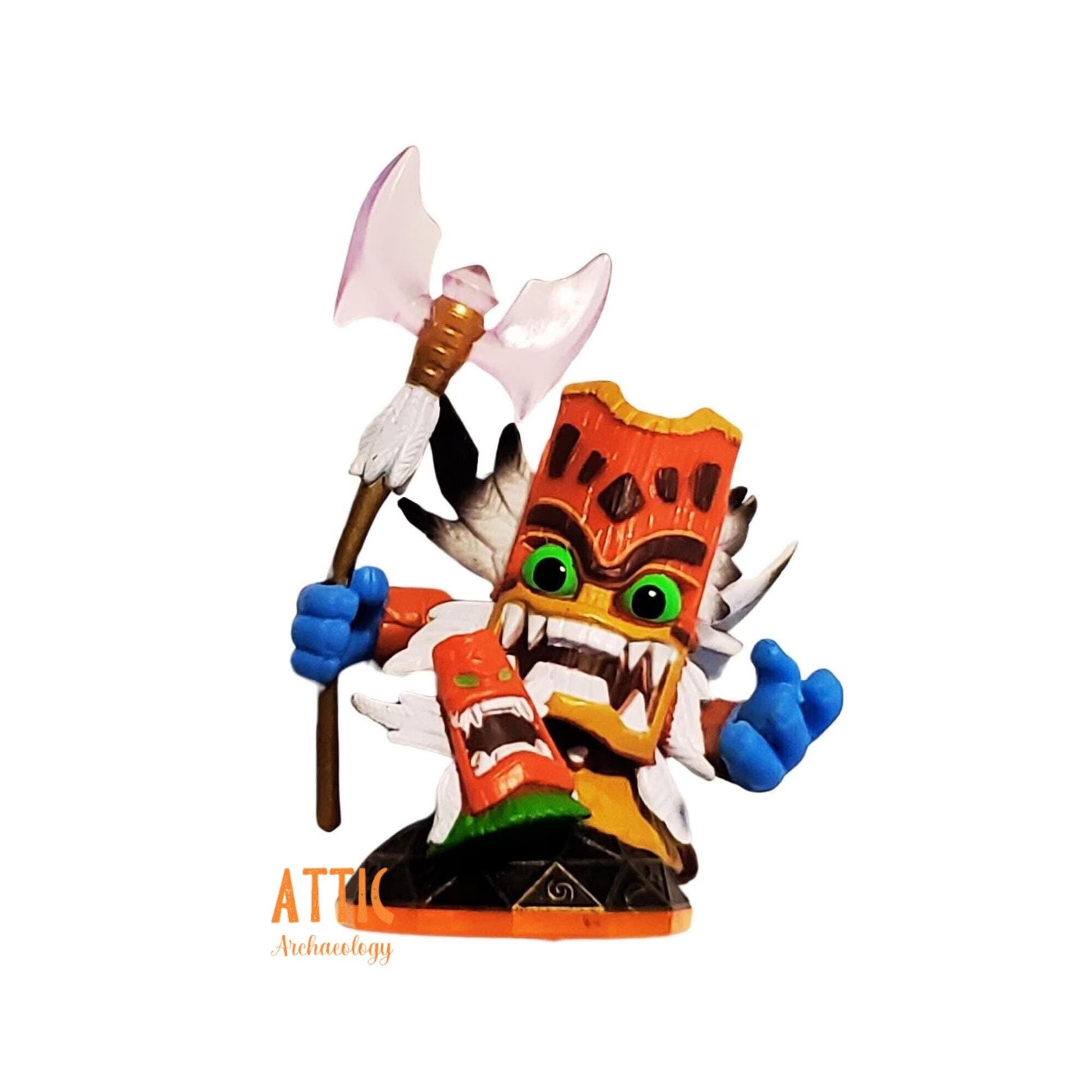 Skylanders Trap Team Double Trouble Figure, Tiki Mask With Crystal Axe ...