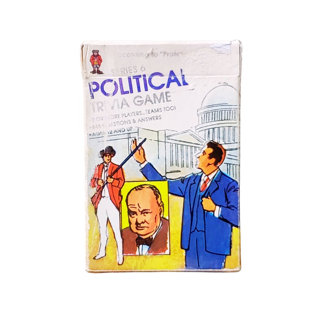 Vintage 1980s According to Hoyle's Political Trivia Card Game, 1980s ...