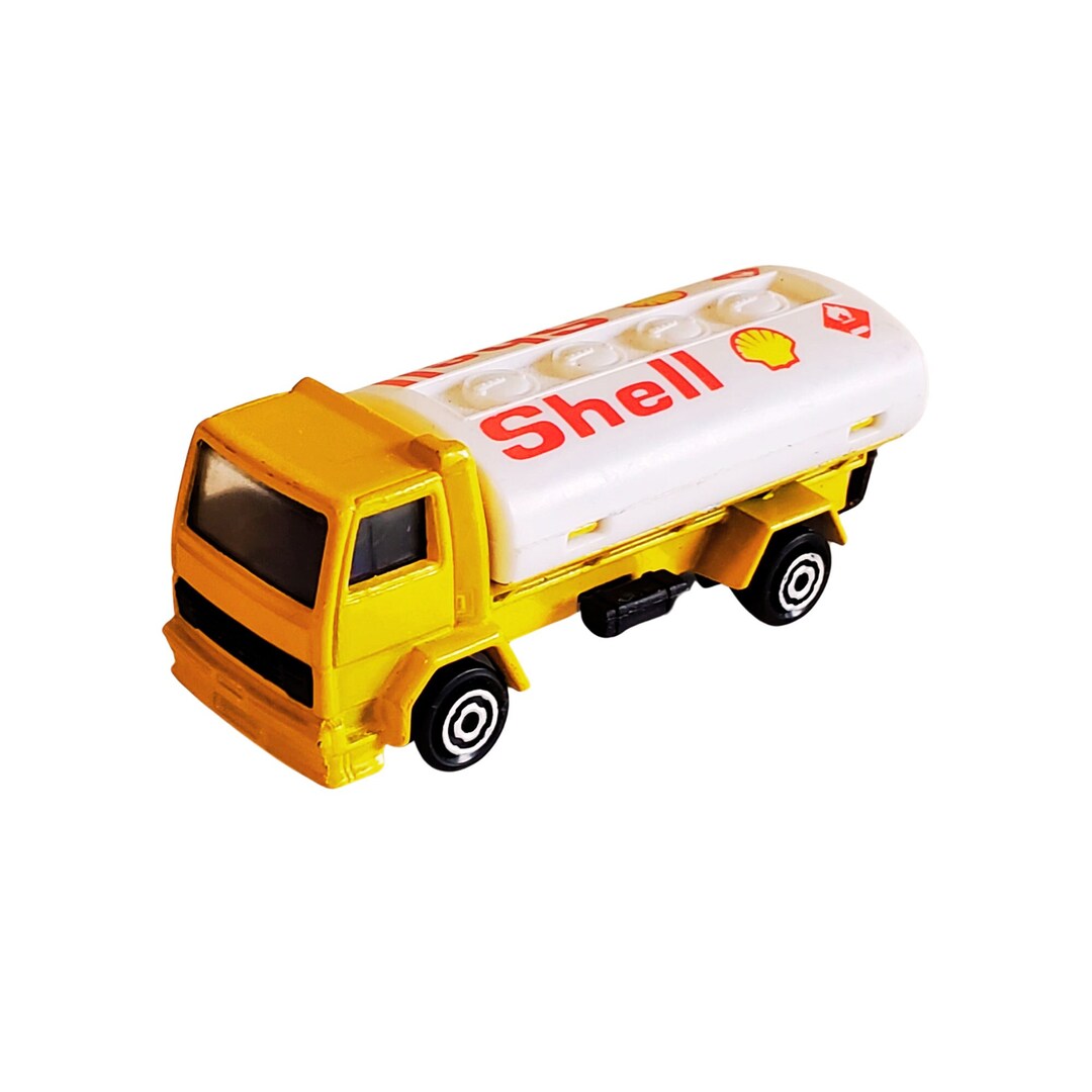 Vintage 1980s Majorette Diecast Shell Gasoline Tanker, Made in France ...