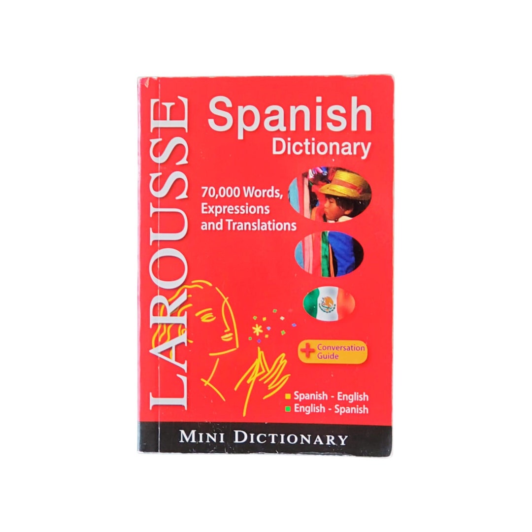 Larousse Mini Spanish and Spanish/english Dictionary, Great Condition ...