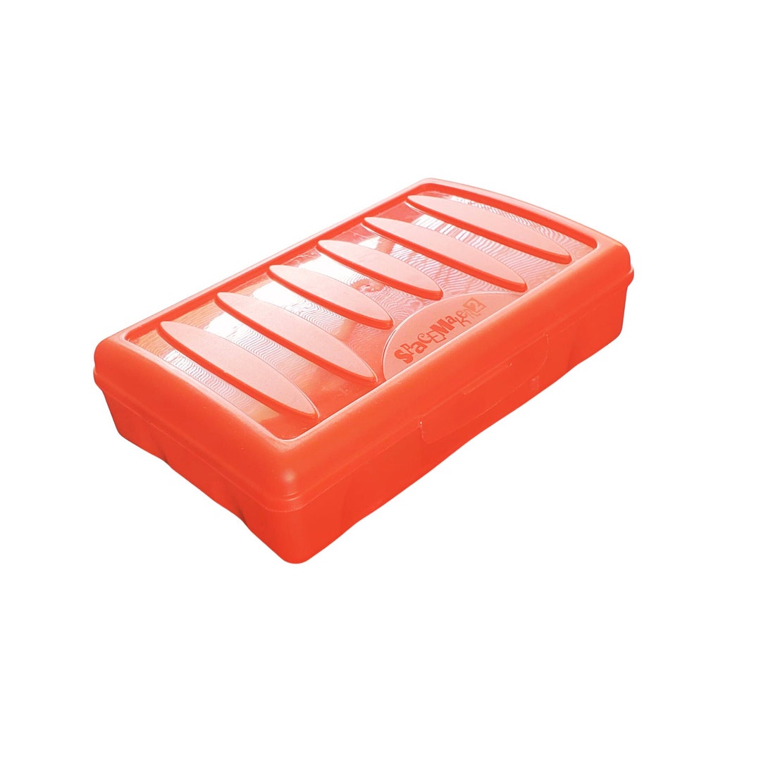 Vintage Space Maker 2 Pencil Case, 1990s Red Spacemaker Art Box, Like ...