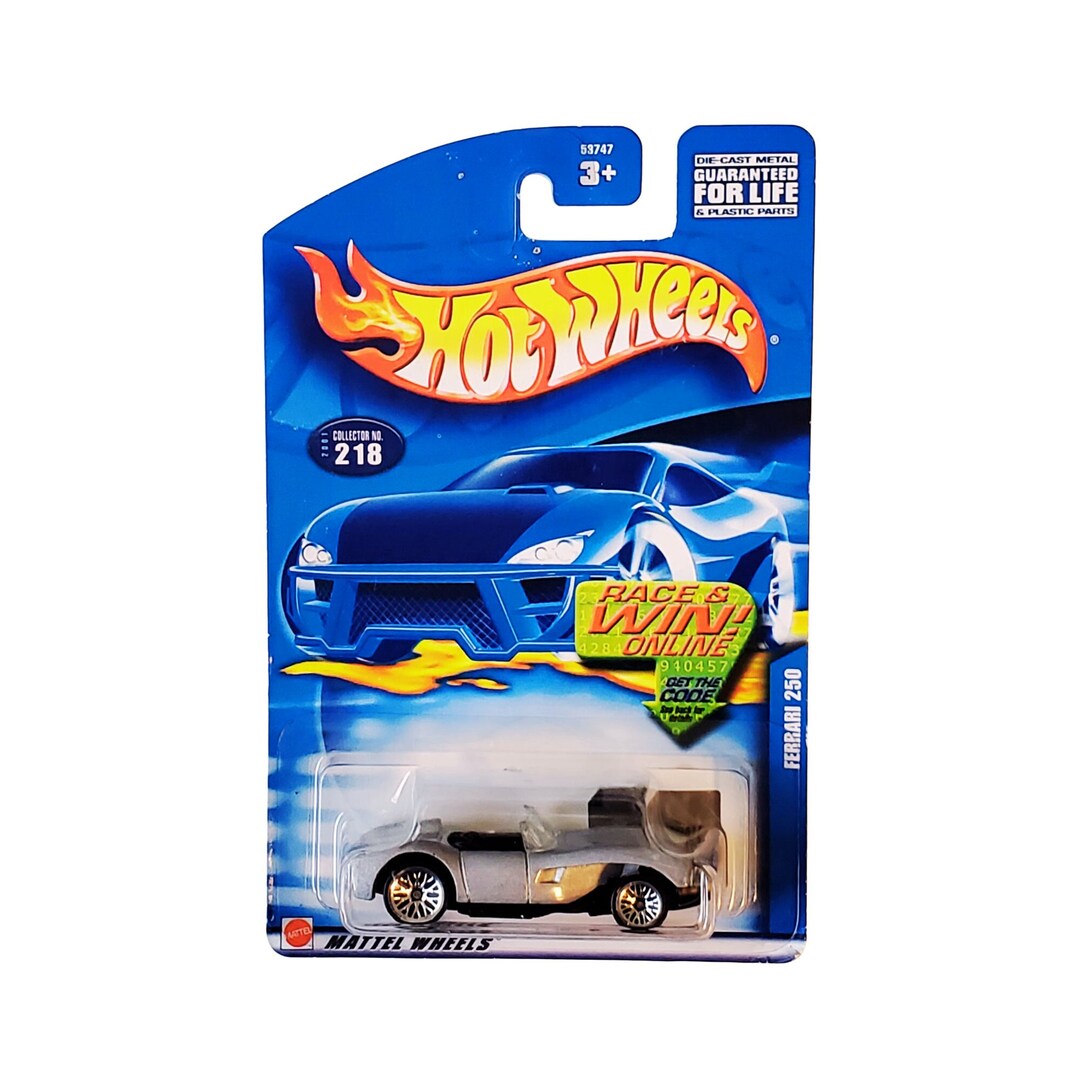Vintage 2000s Hot Wheels Diecast Ferrari 250, Diecast Silver 1960s ...