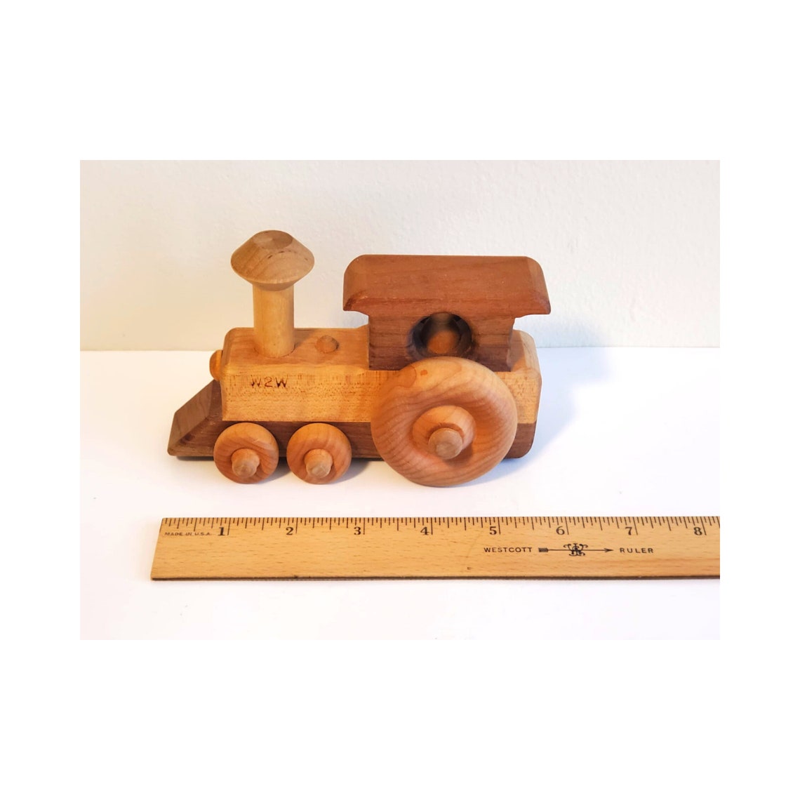 Vintage Wooden Locomotive Toy, Wood Train Toy, 6x3, in Great Condition ...