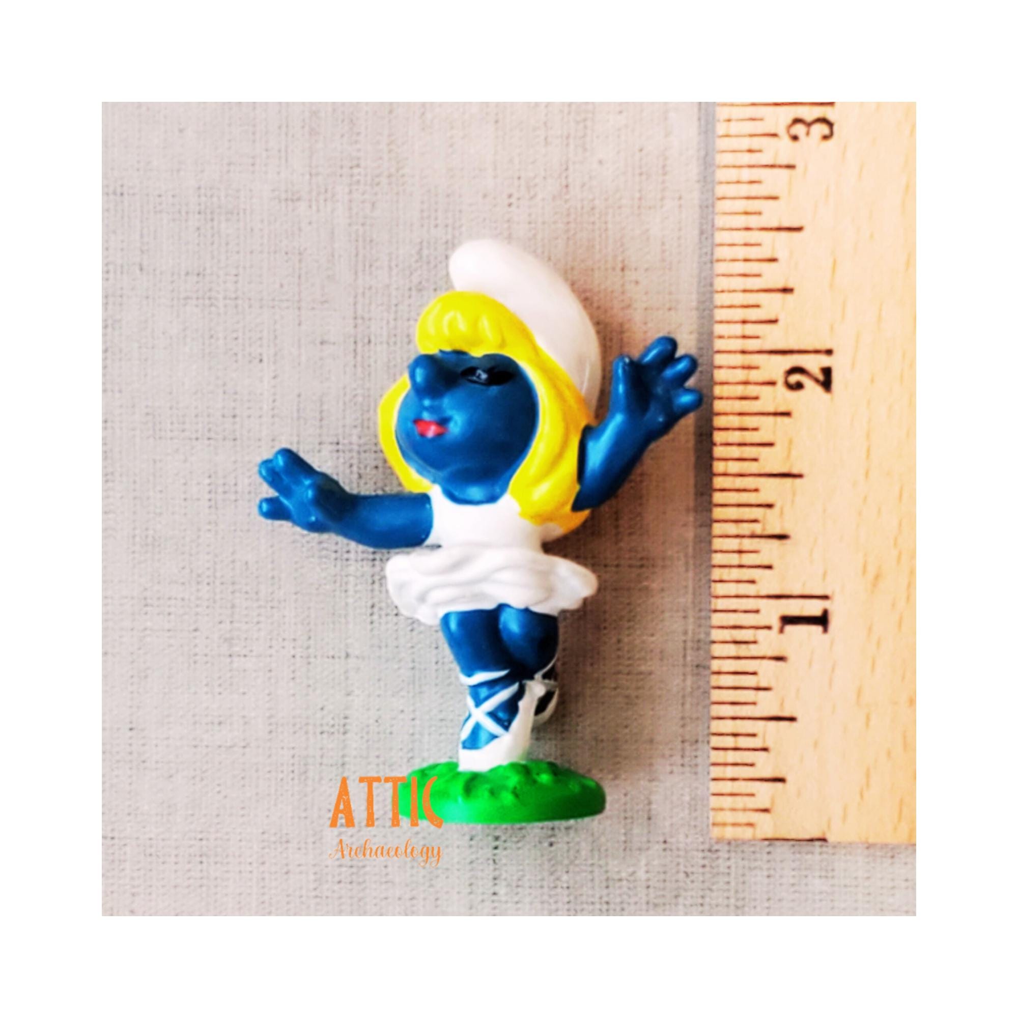 Vintage 1970s Ballerina Smurfette Figure, Like New, Rare Smurfette ...
