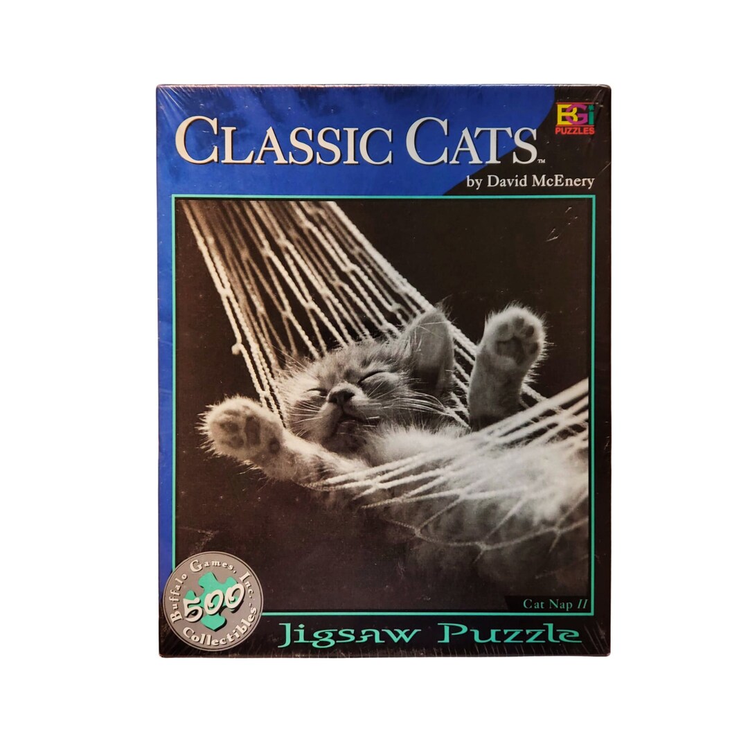 Vintage 1990s Classic Cats Puzzle, Sealed, 500 Pieces, BGI Puzzles ...
