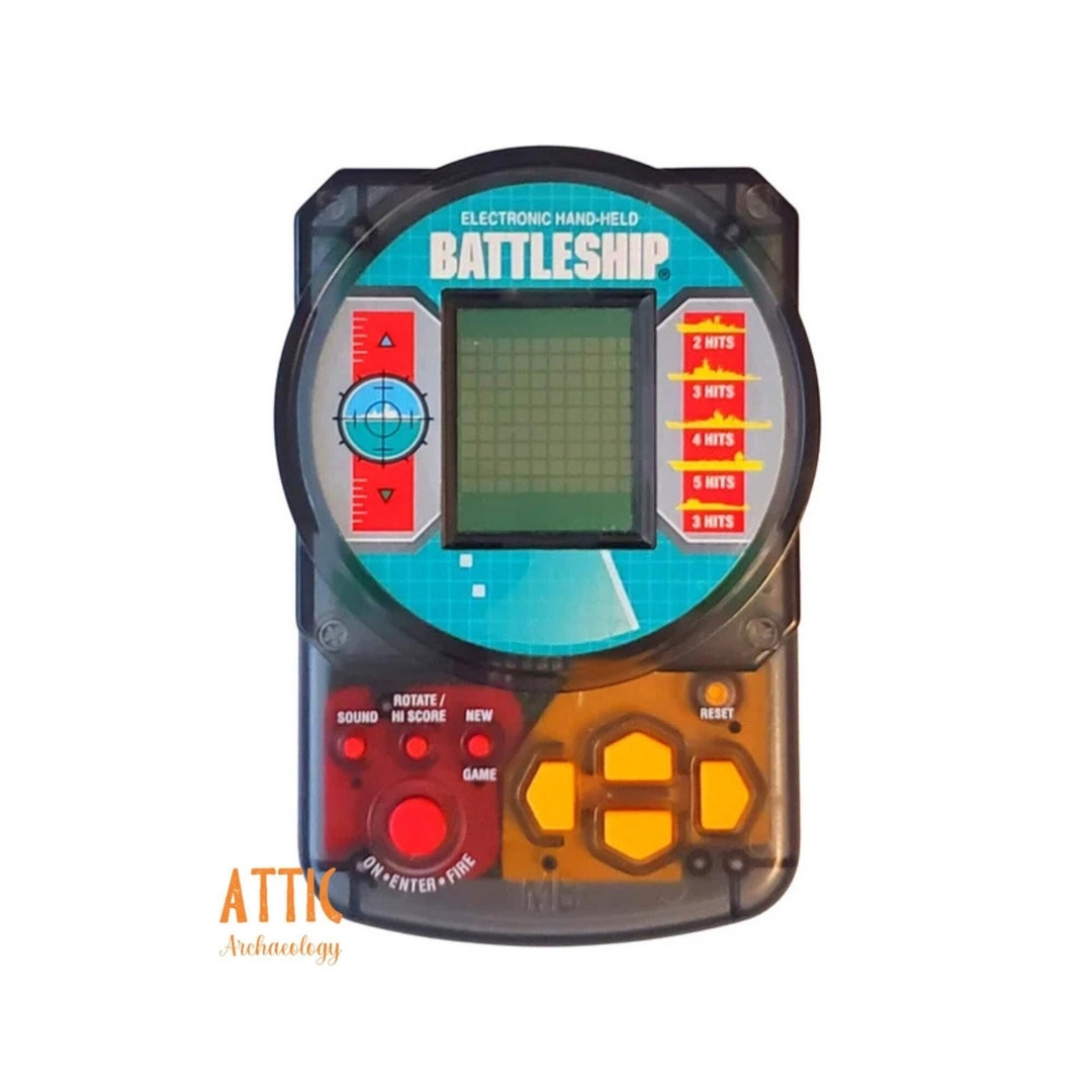 1990s Battleship Electronic Game, Vintage Battleship Pocket Arcade Game ...