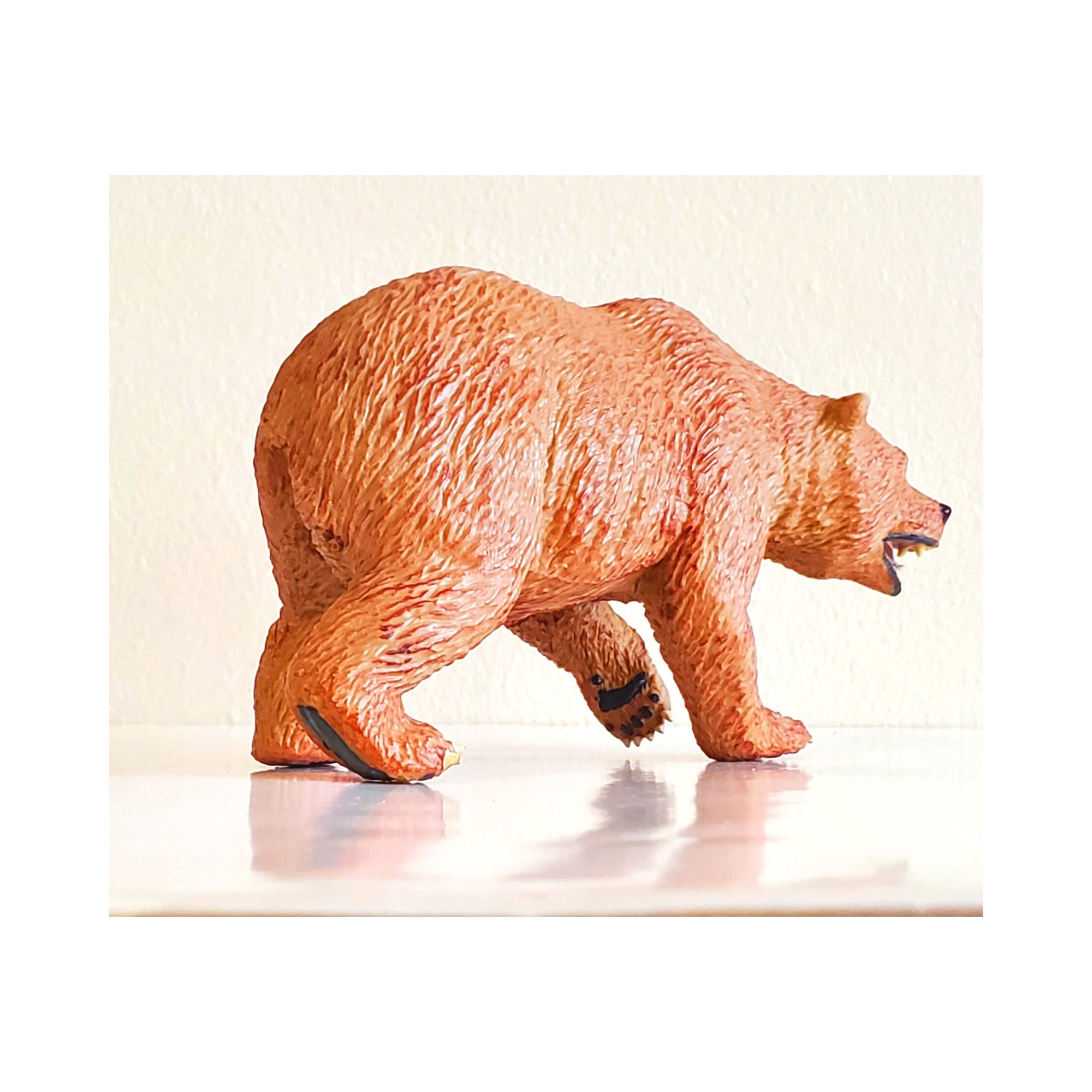 Vintage 1995 Safari Brown Bear Figure, Excellent Condition realistic ...