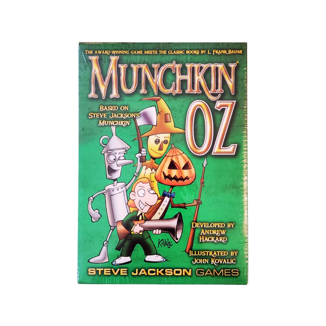 Munchkin Oz Card Game, Like NEW, by Steve Jackson Games, Wizard of Oz ...