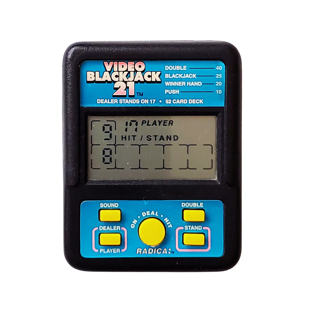 Vintage 1990s Radica Electronic Blackjack 21 Game, Excellent Condition ...