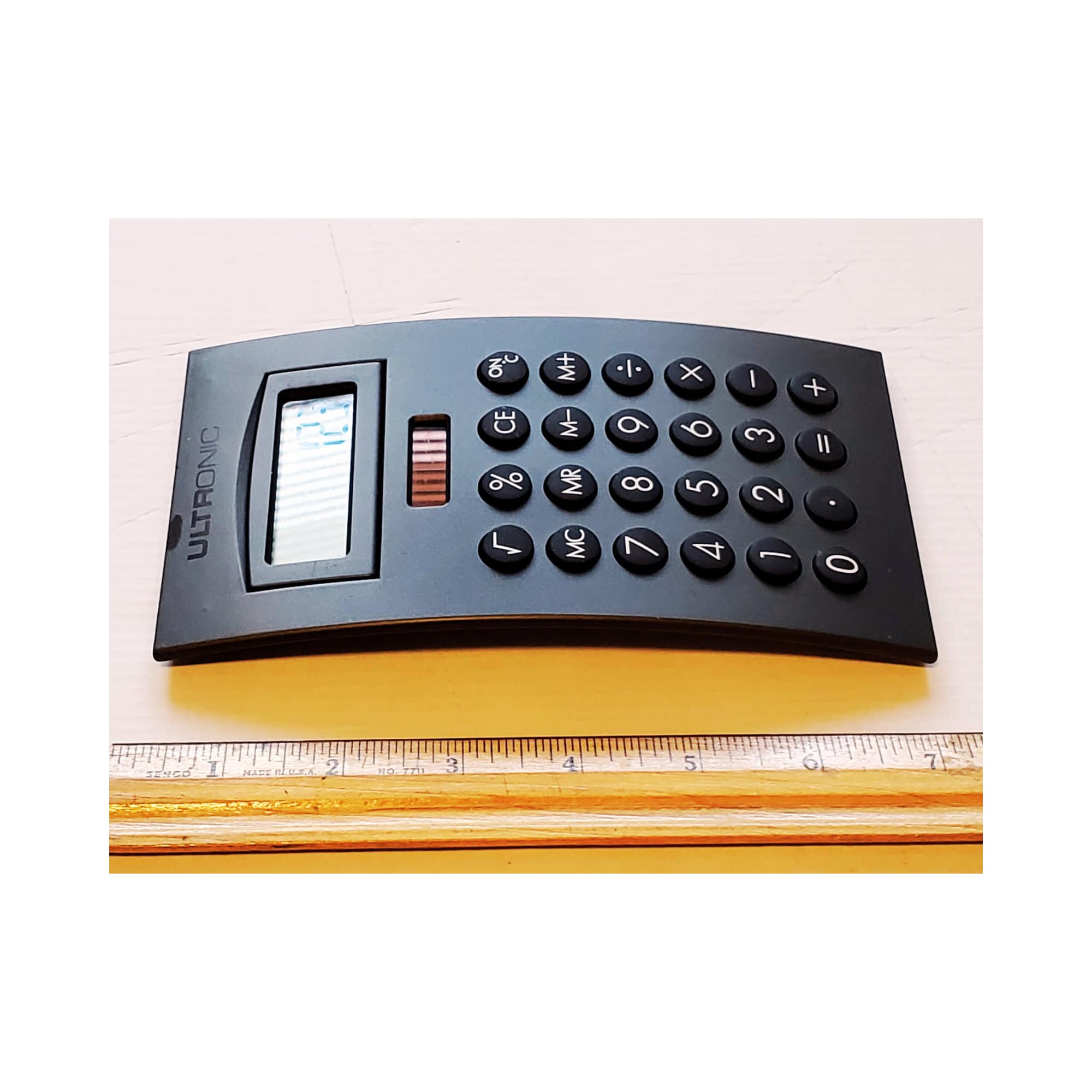 Ultronic Retro Electronic Solar Calculator, 2000s Desktop Solar ...