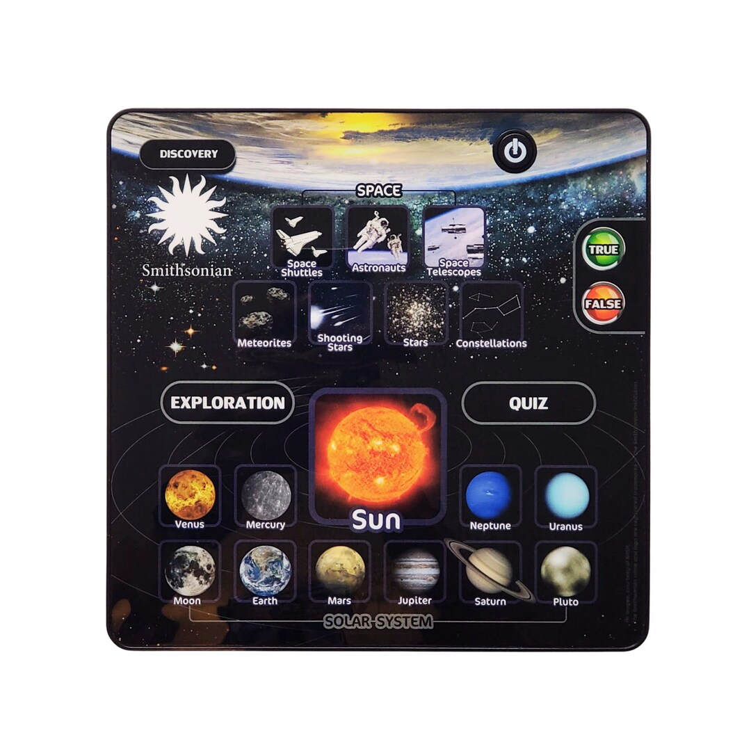 The Smithsonian Electronic Space Exploration Trivia Game, Space Quiz ...