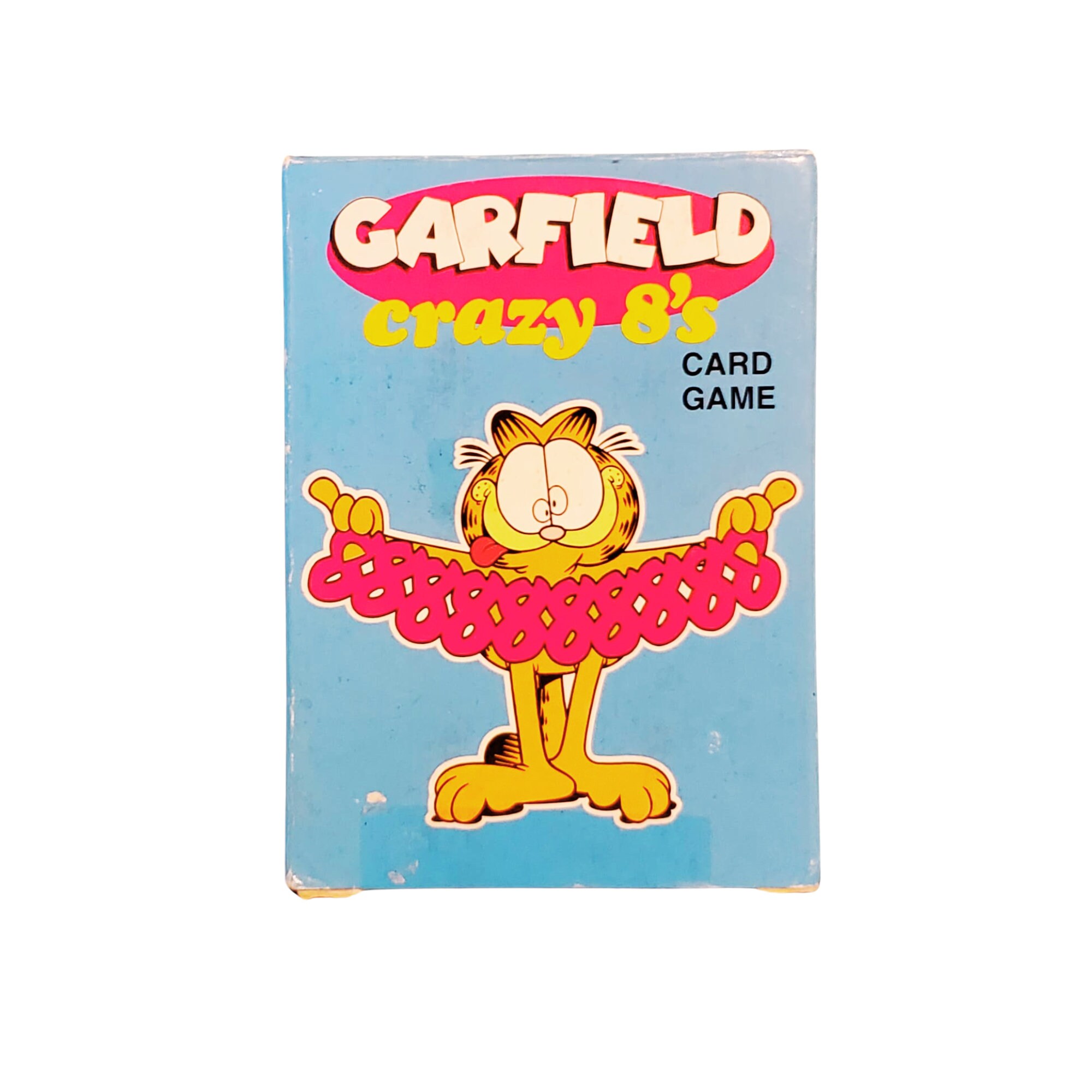 Vintage Garfield Crazy Eights Card Game, 1970s Garfield Crazy 8's Card ...