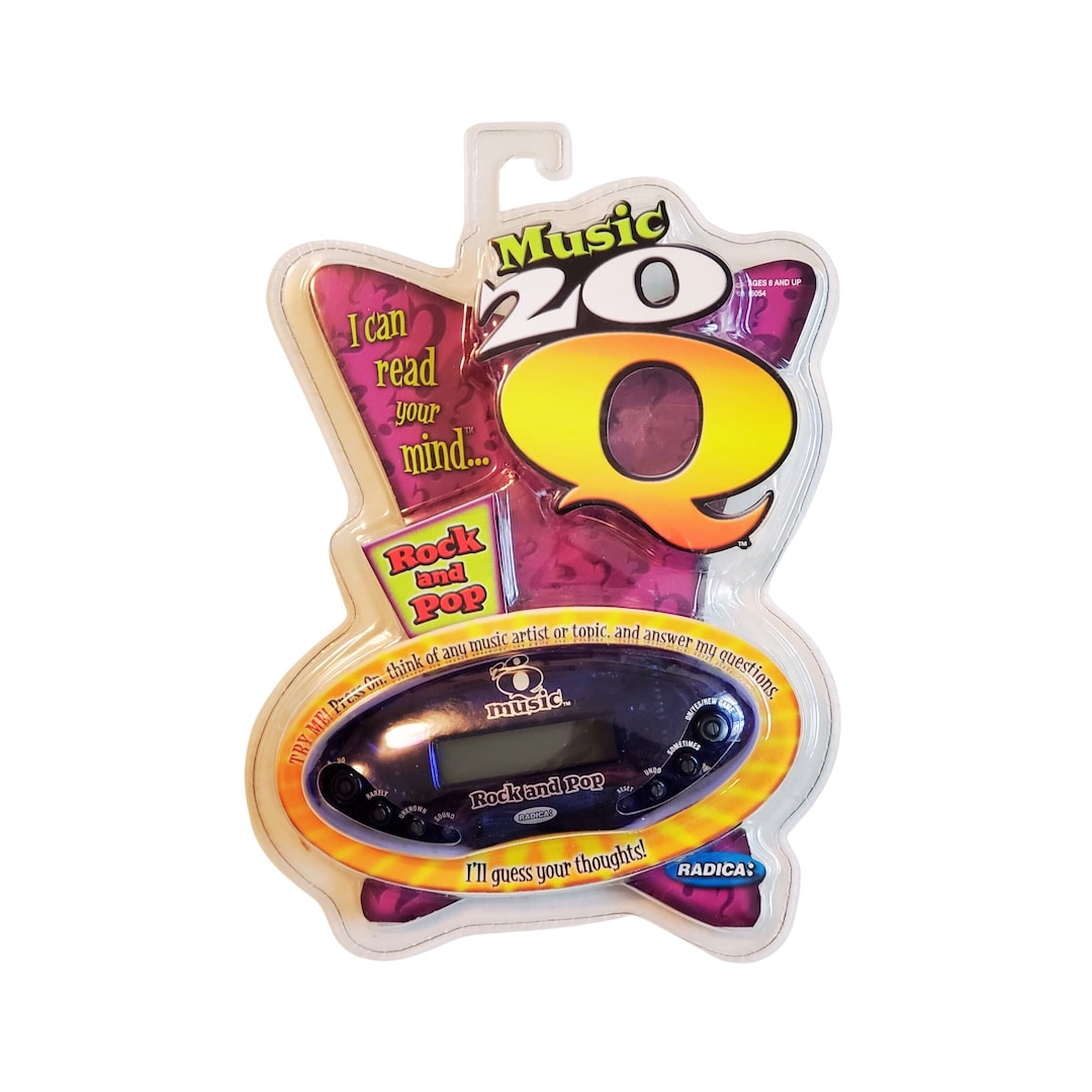 Vintage 2000s 20Q Handheld Electronic Game, Sealed, Music Edition, by ...