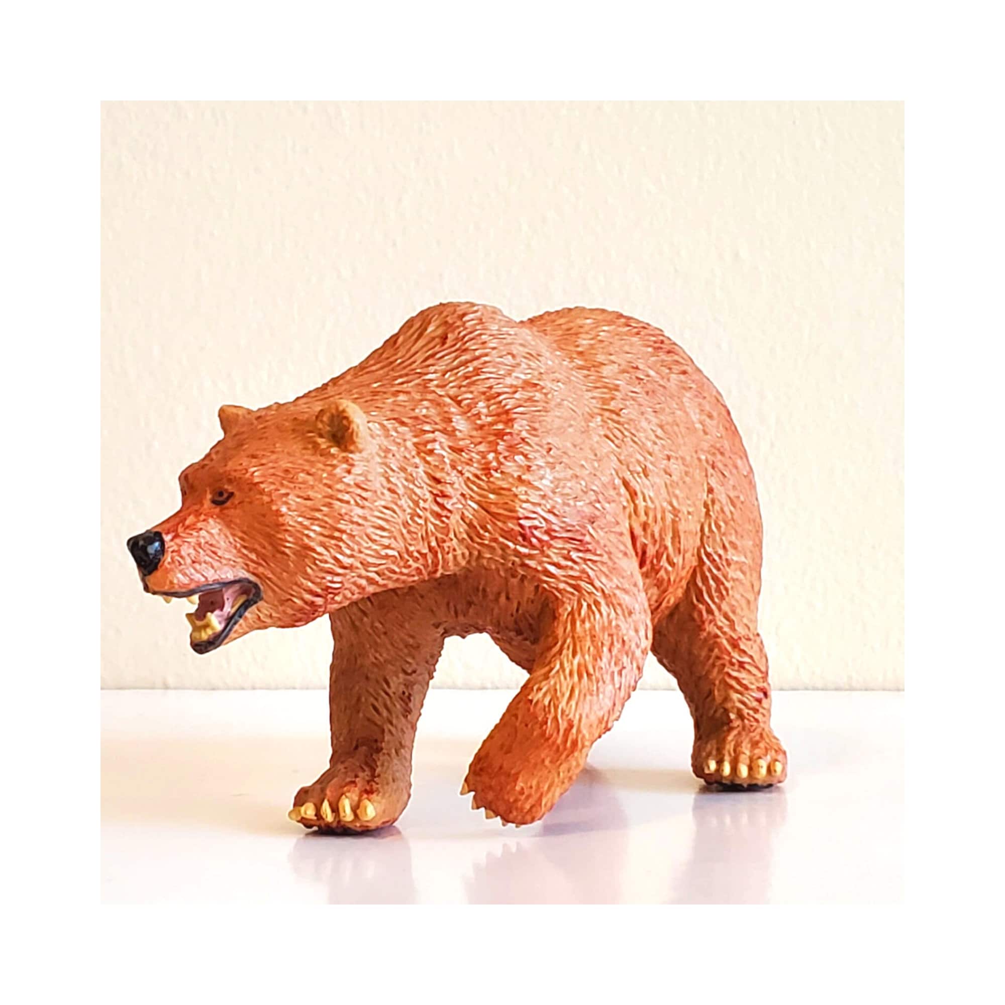 Vintage 1995 Safari Brown Bear Figure, Excellent Condition realistic ...