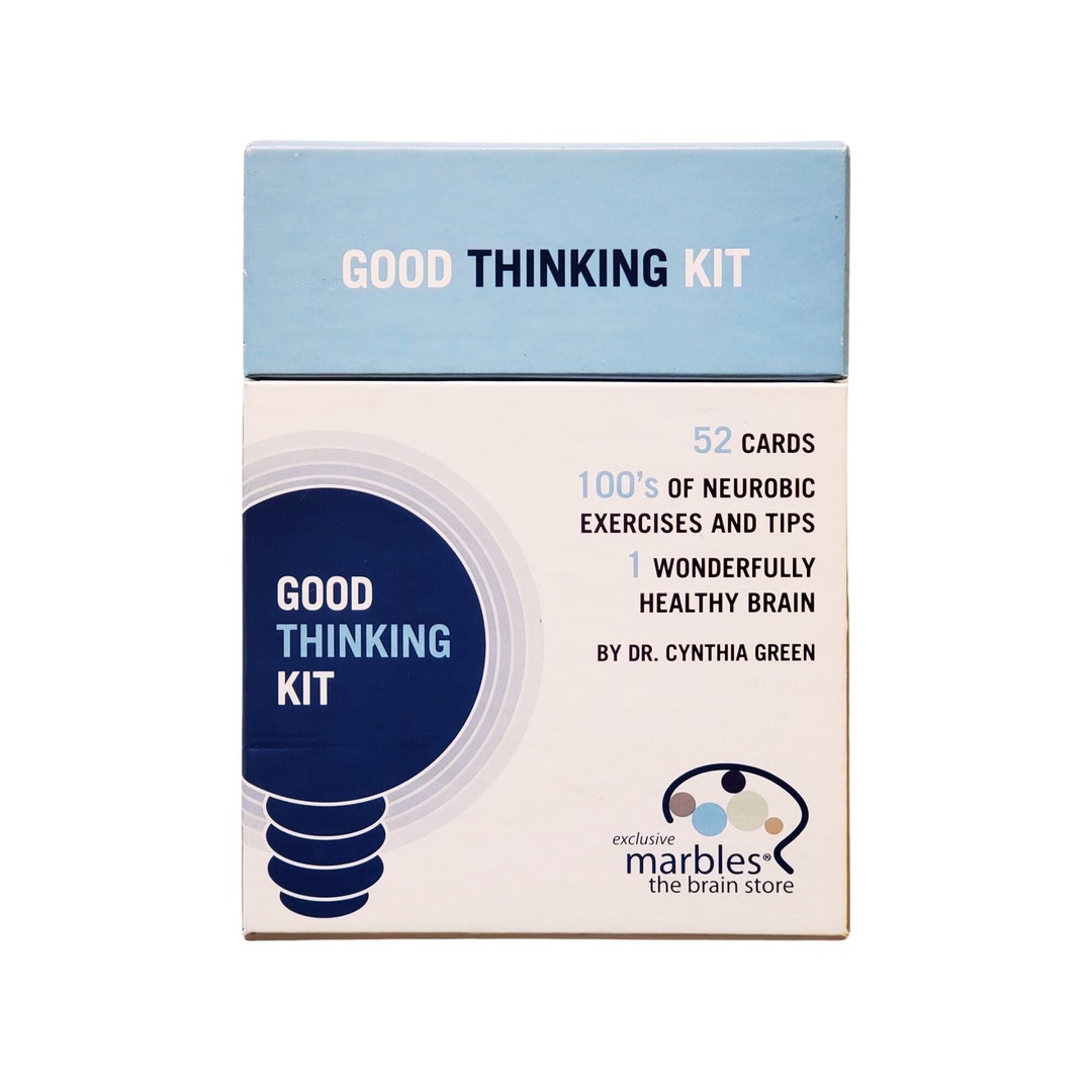 Good Thinking Kit Card Set, Marbles the Brain Store, Like New - Healthy ...