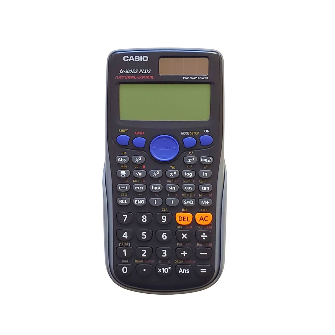 Casio Solar Calculator, Scientific, Two Way Power, Fx-300, 2000s, Great ...