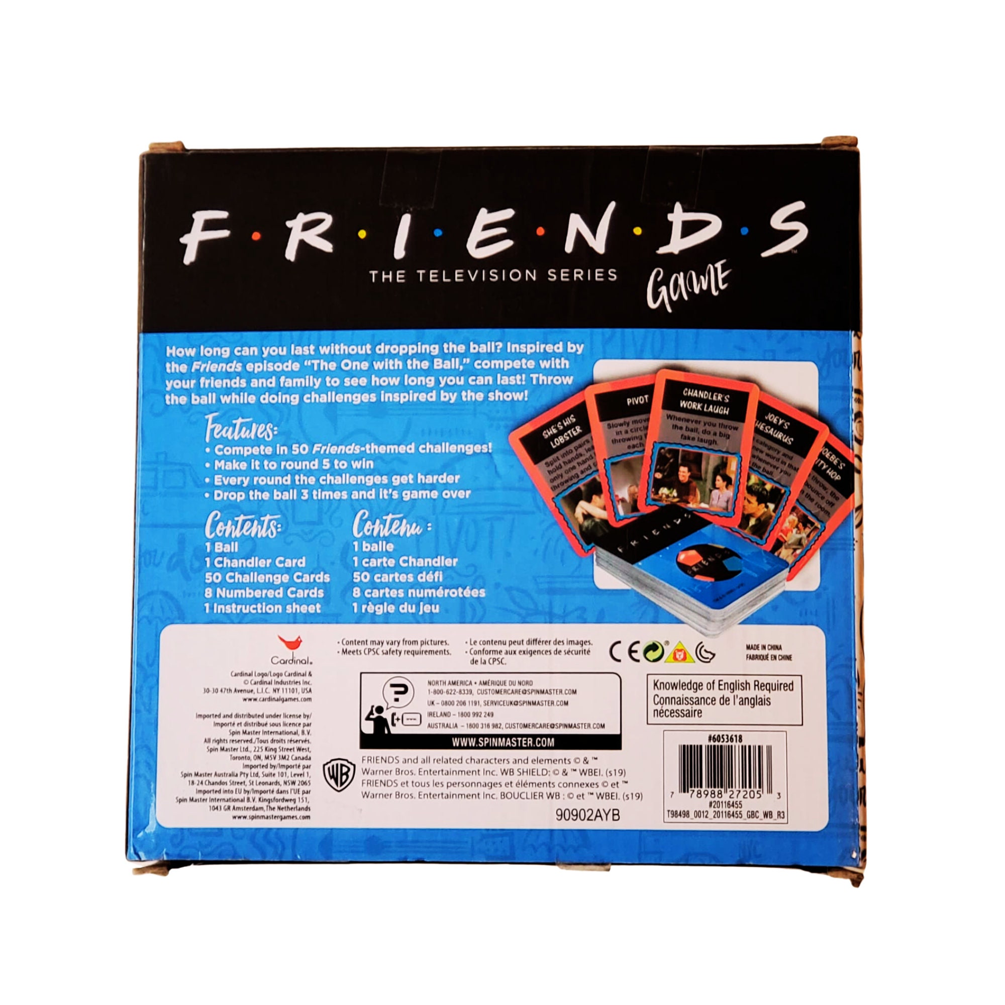 2000s Friends Card Game, the One With the Ball, Like New/cardinal Games ...