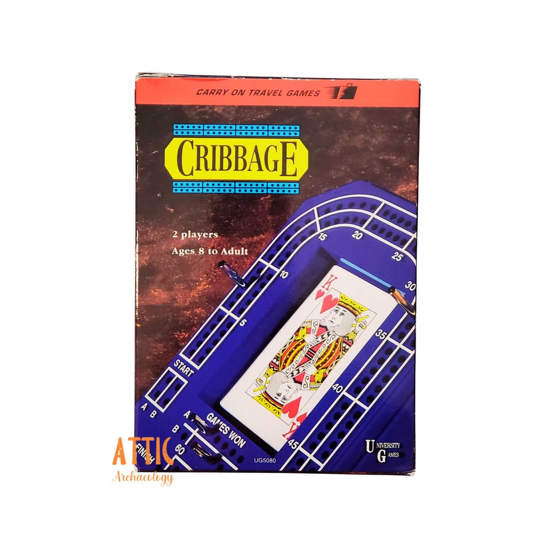 Vintage 1990s Pocket Cribbage Game, Complete/like New, by University ...