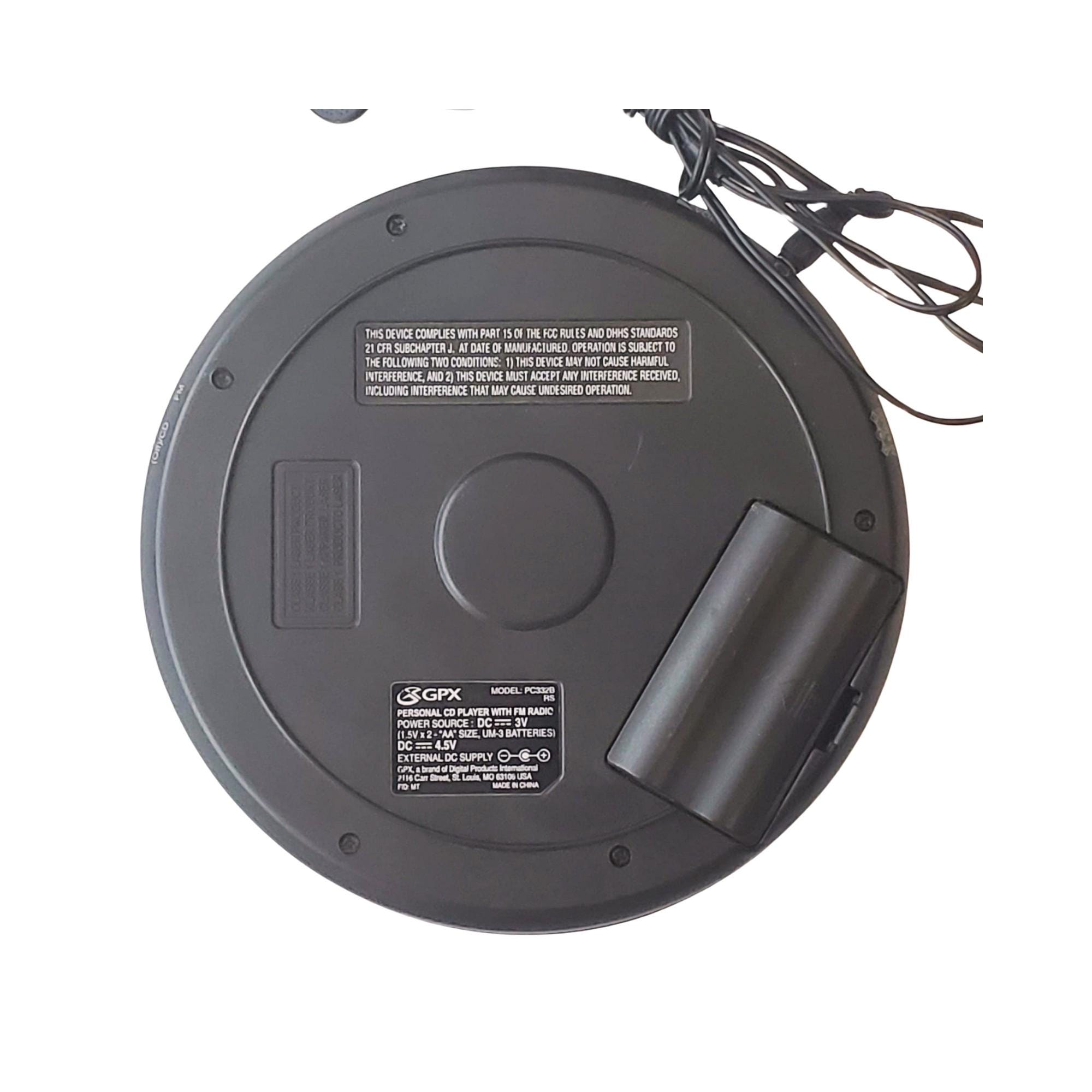 2000s GPX Sport Portable Cd Player, Antishock, FM/AM Radio, 2000s All ...