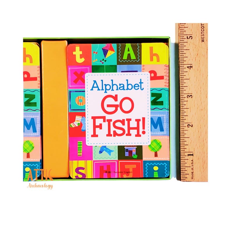 Alphabet Go Fish! Card Game, Complete, Like New, Go Fish Game, Letters ...