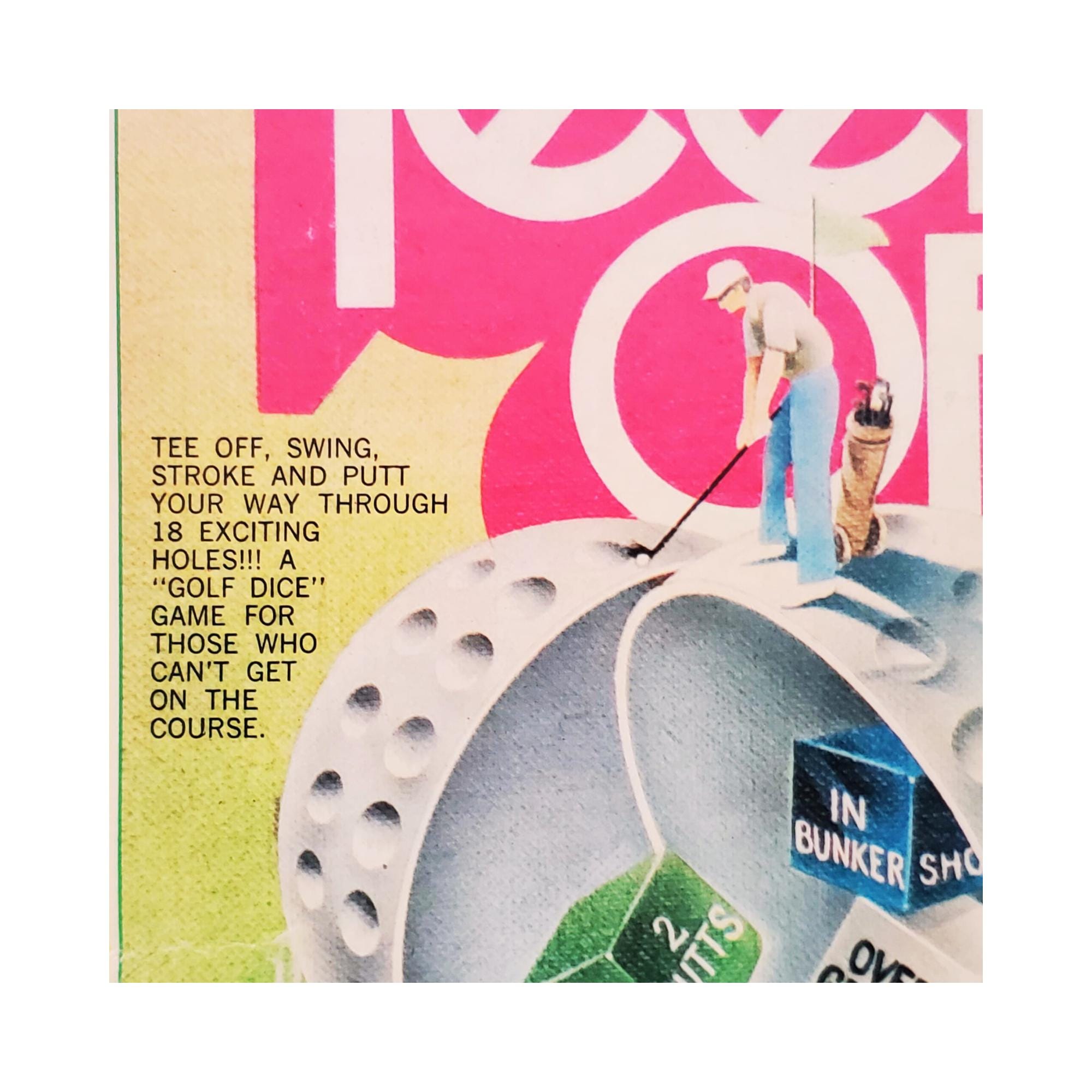 Vintage 1970s Teed off Game, Vintage Golf Board Game, Rare Golfing Dice ...