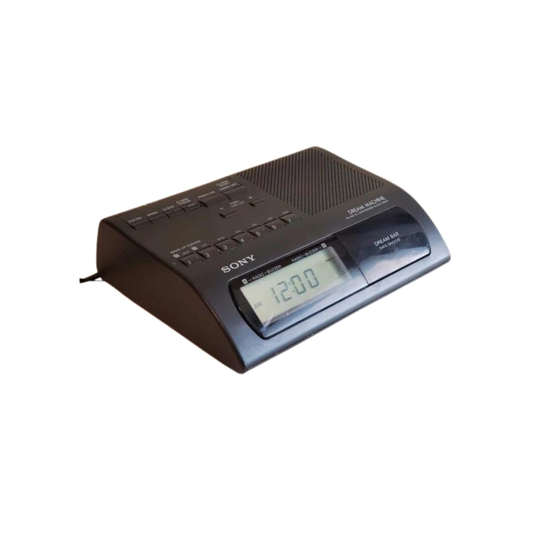 1990s Sony Dream Machine Alarm Clock Radio, Dream Machine 7 Days Alarm ...