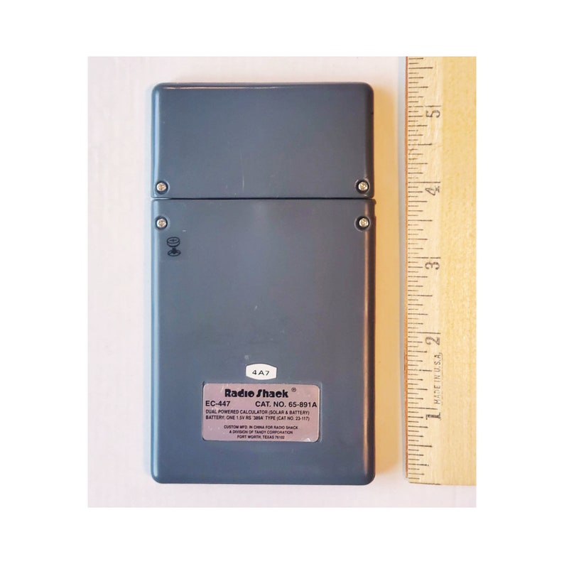 Vintage Silver Solar Calculator Adjustable Screen Tilted - Etsy