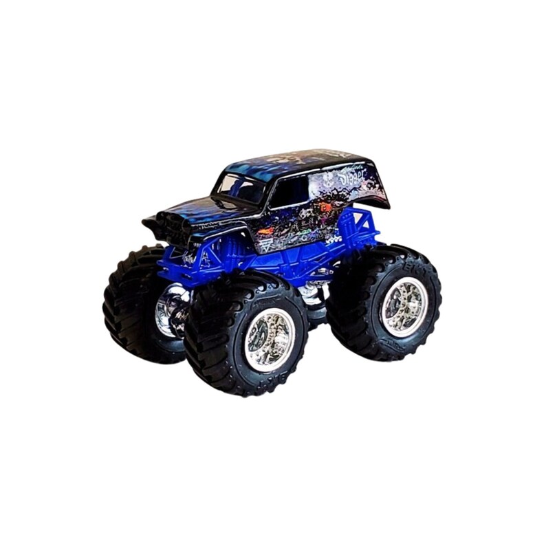 Diecast Monster Truck Jeep, Sonuva Digger, Black Skull Monster Truck, 1 ...