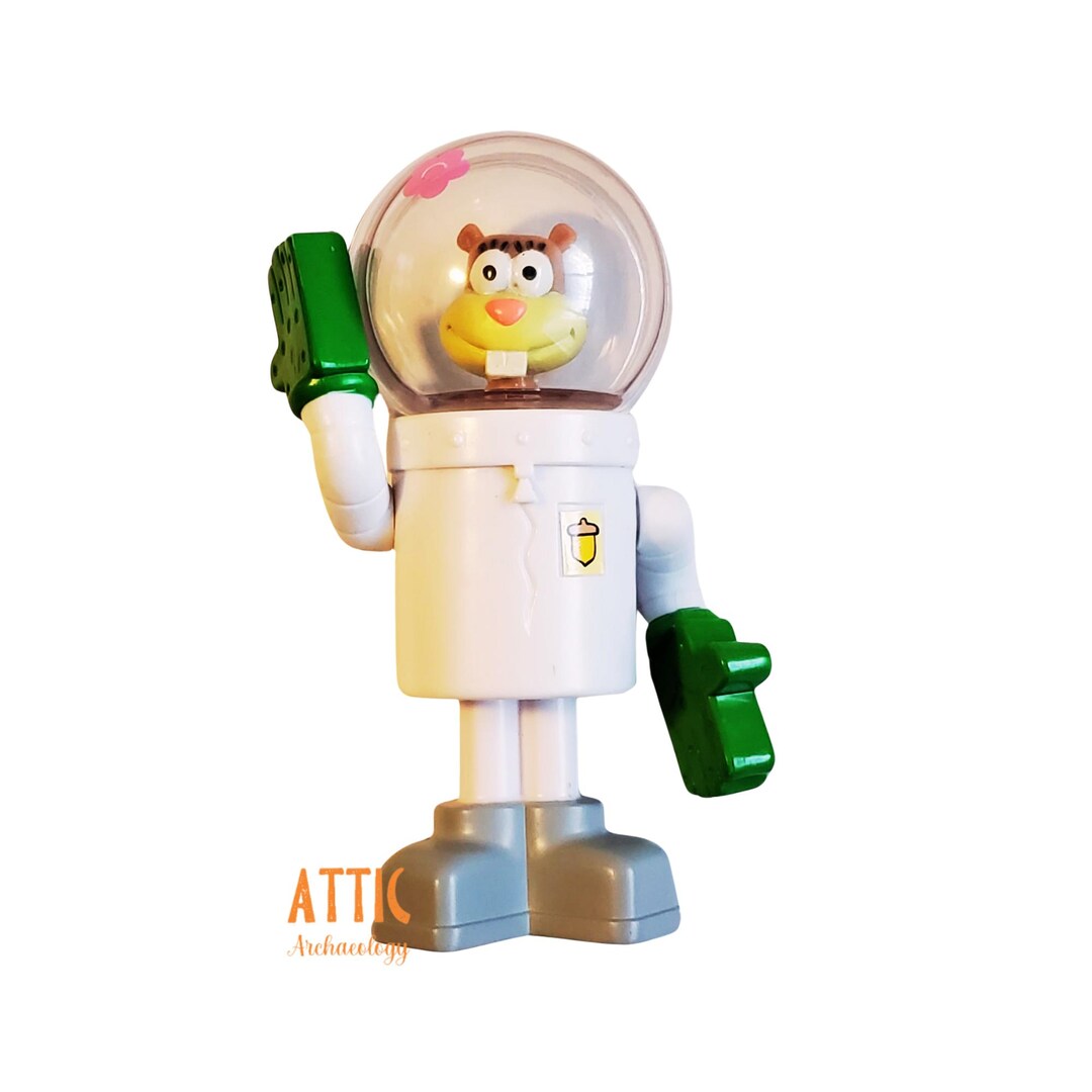 2000s Sponge Bob Sandy Squirrel Figure, Excellent Condition, Rare ...