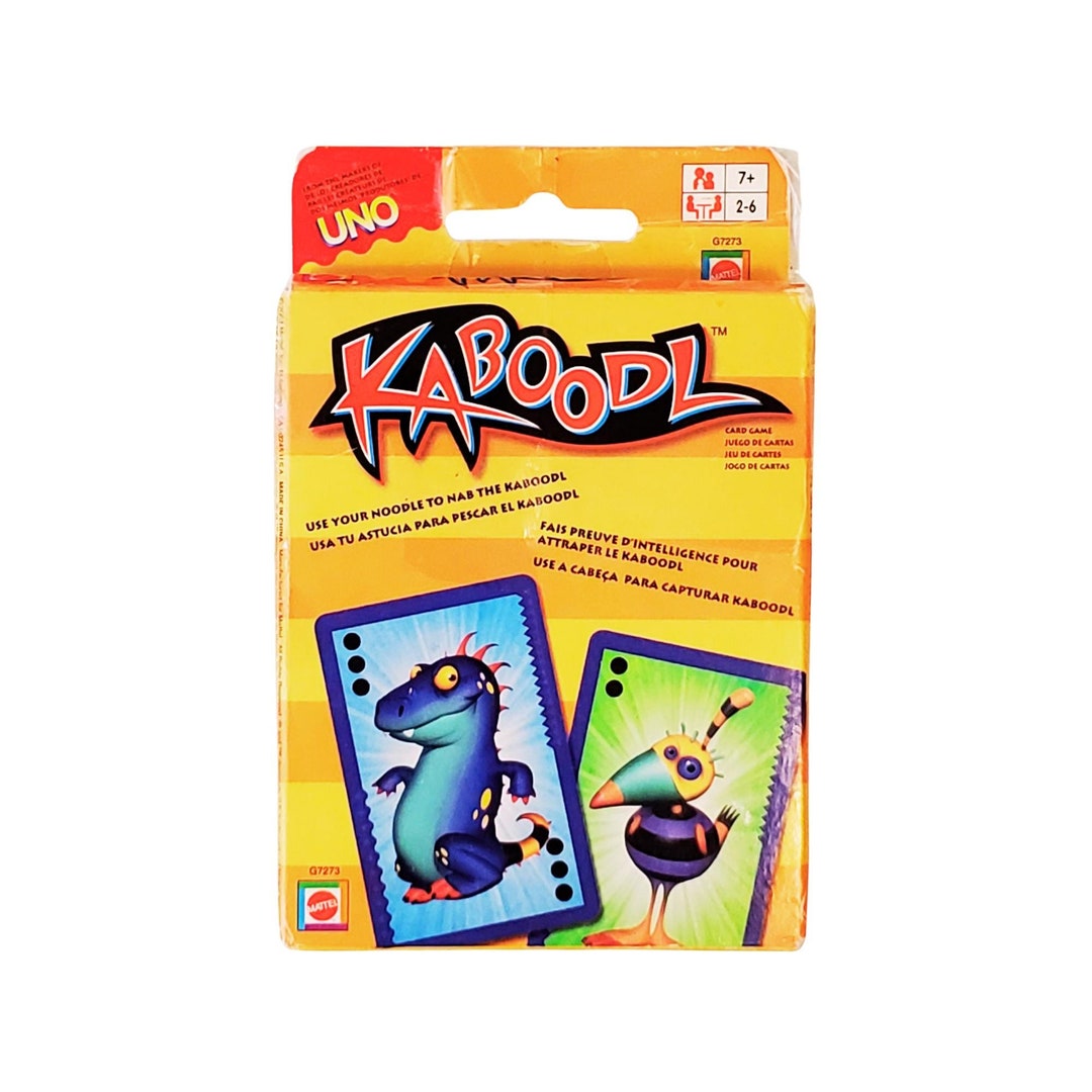 2000s Kaboodl Card Game, Complete/likenew, Rare Uno Card Game, Retired ...