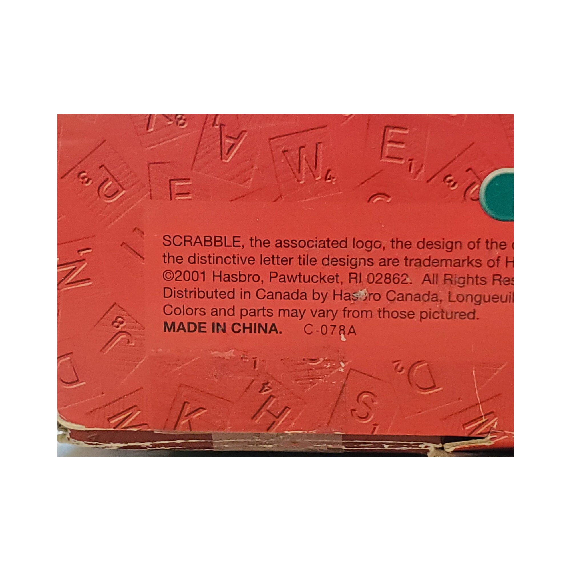 Sealed/vintage 2001 Scrabble Game, Folio/travel Edition, Parker ...