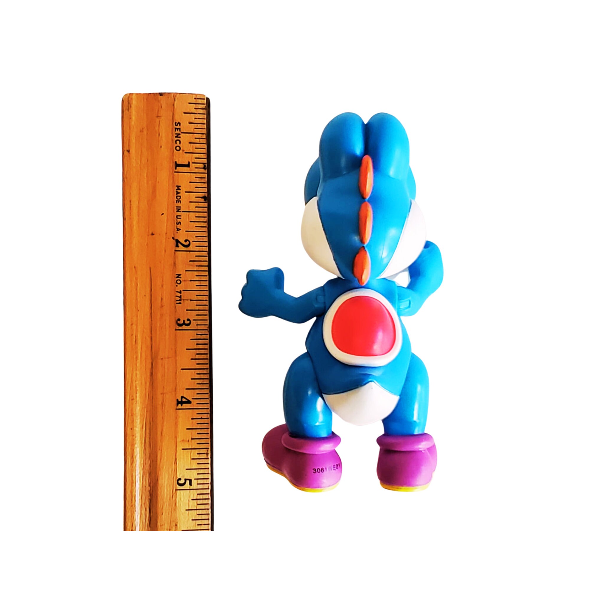 Blue Yoshi Action Figure, 6", by Jakks, Posable, in Excellent Condition ...