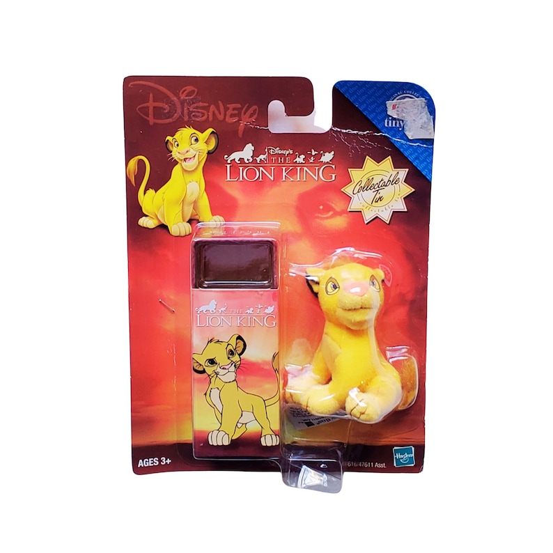 Vintage 2000s the Lion King Simba Mini Figure With Tin, NEW, Rare the ...