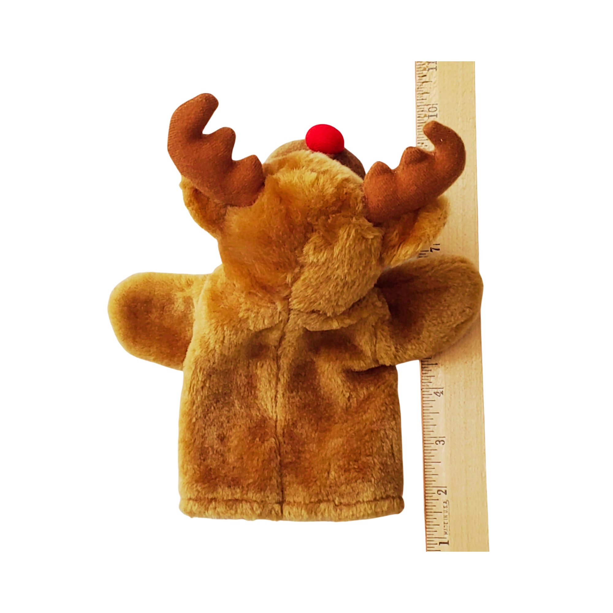Reindeer Hand Puppet, Rudolph Plush Hand Puppet, Great Condition moose ...