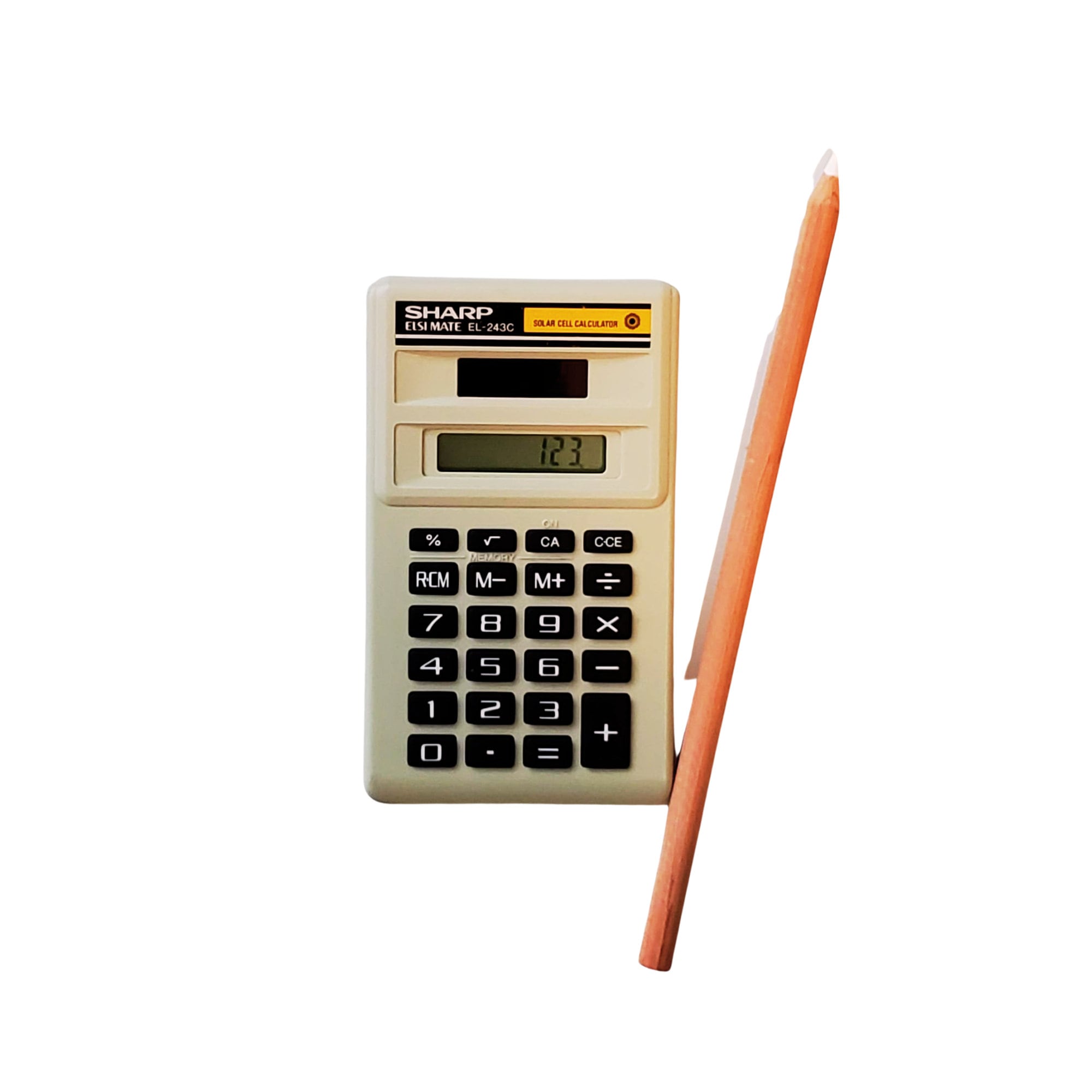 Vintage Sharp Pocket Solar Calculator, Great Shape solar Mini ...
