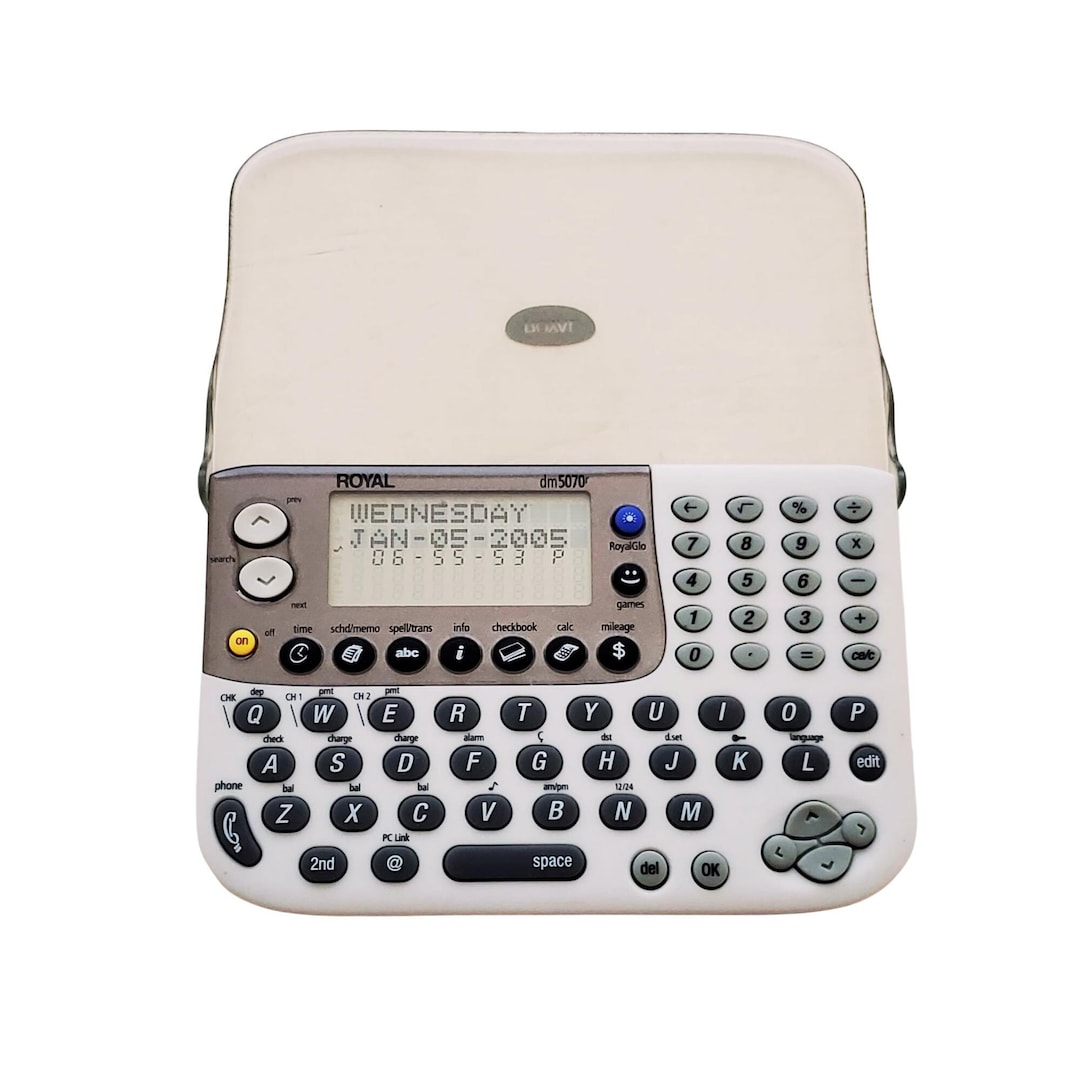 2000s Electronic Personal Organizer, Royal Electronic Agenda, Tested ...