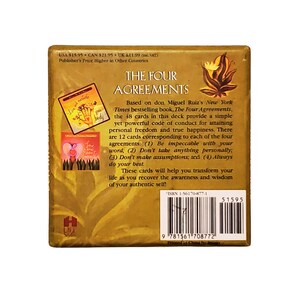 Don Miguel Ruiz the Four Agreements Card Deck, Like New, Really Nice ...