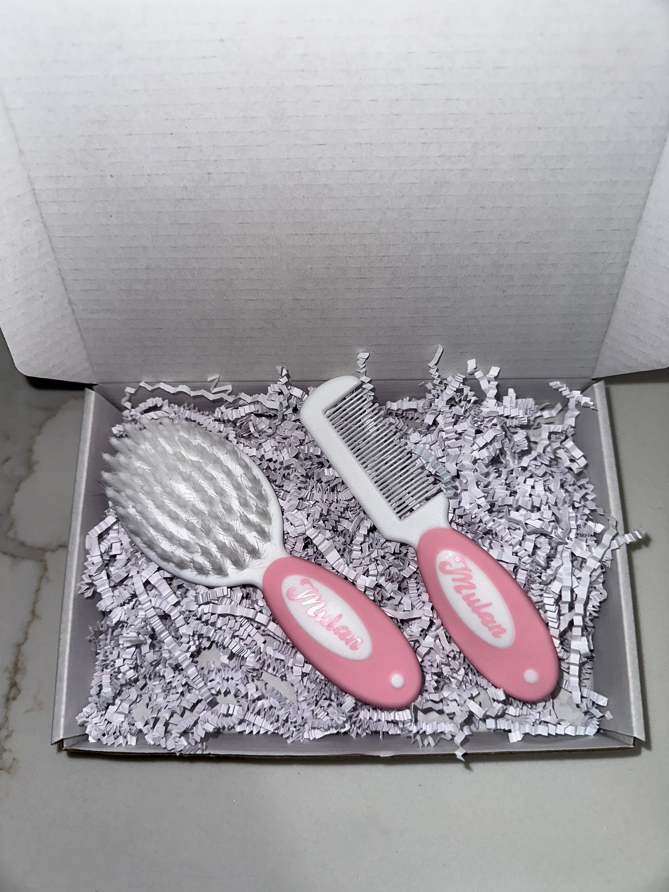 Baby Brush and Comb Set - Etsy