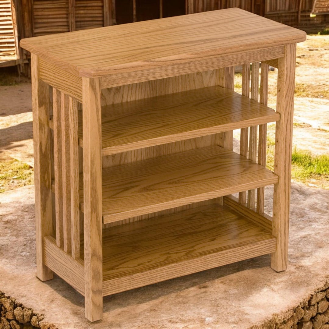 Small Mission Style Hardwood Bookshelf 2 - Etsy