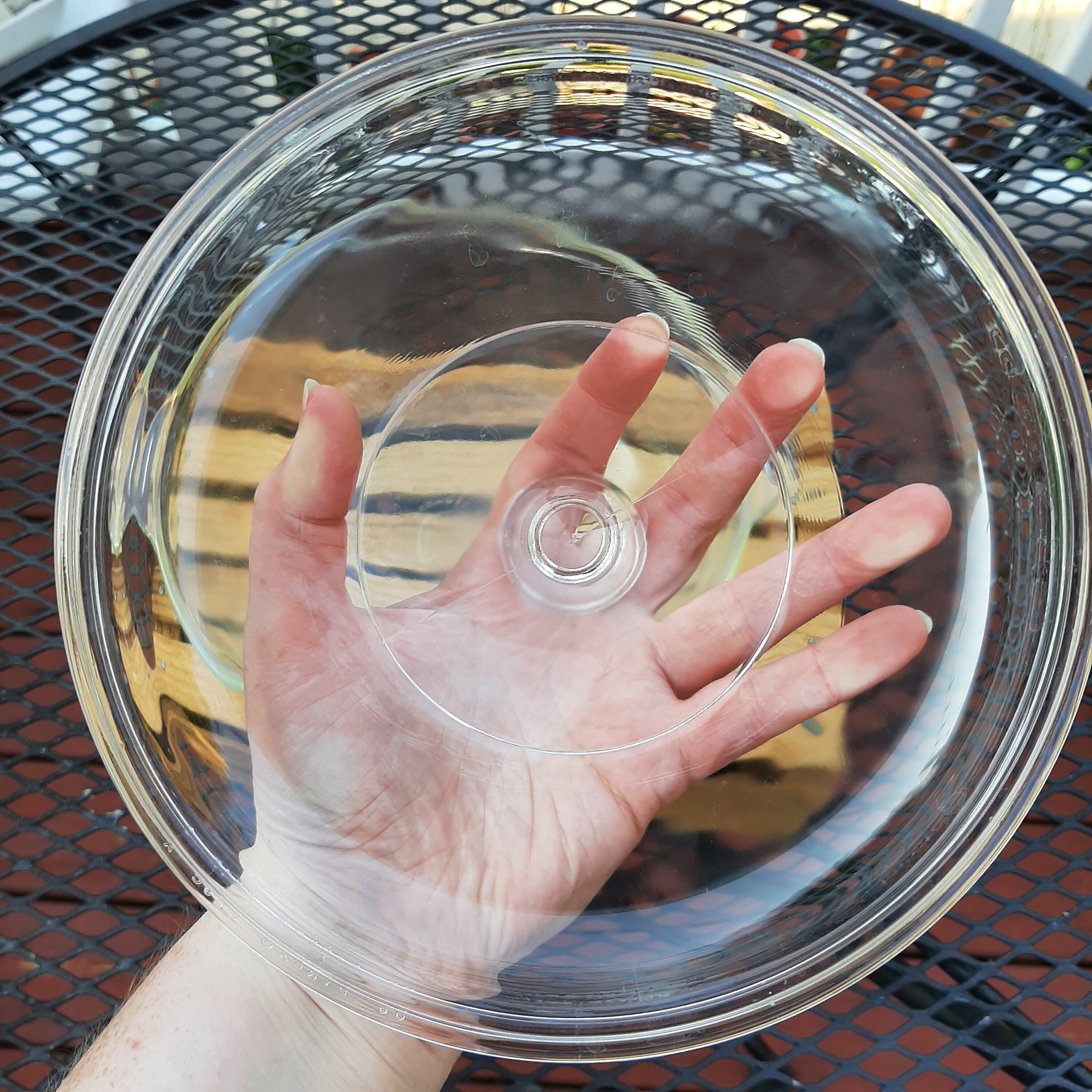 Vintage 1940s Pyrex Clear Glass 023-623-B Round Casserole Dish 1 1/2 ...