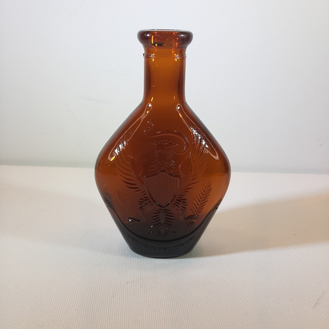 Vintage 1970s “E Pluribus Unum” Eagle Brown Bottle--decanter--medicine ...