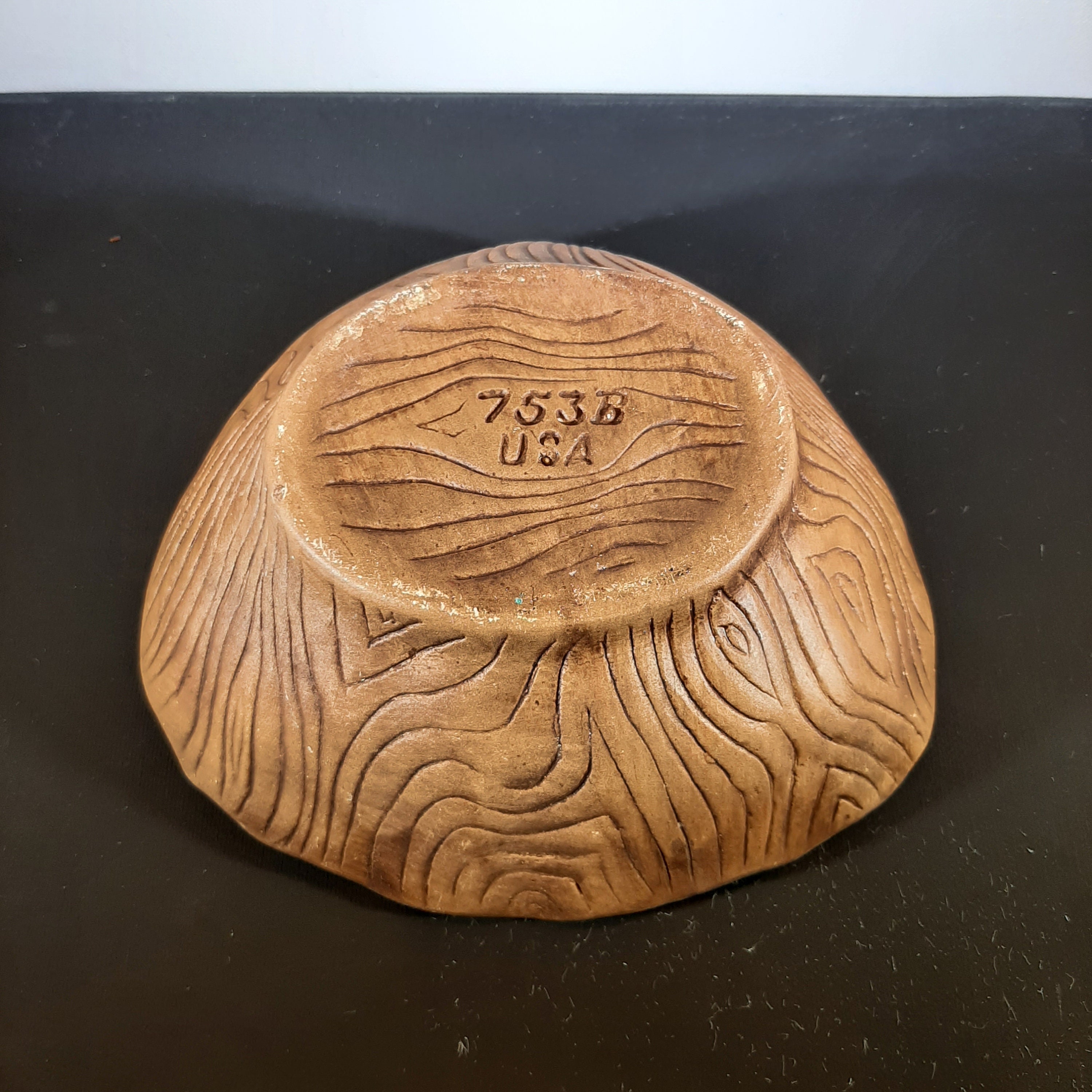 Vintage Mid-century 1970s Sequoia Ware Clam Shell Candy Dish California ...